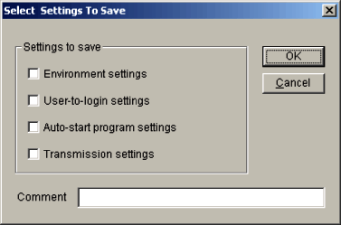 Saving definition information
