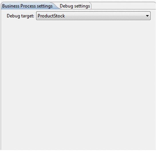 Debug Configuration dialog