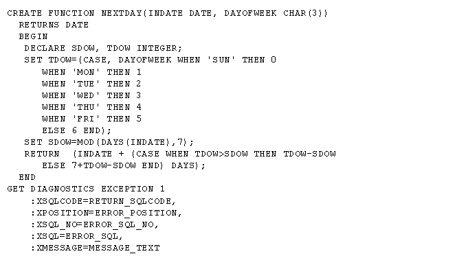 GET DIAGNOSTICS (Retrieve diagnostic information)