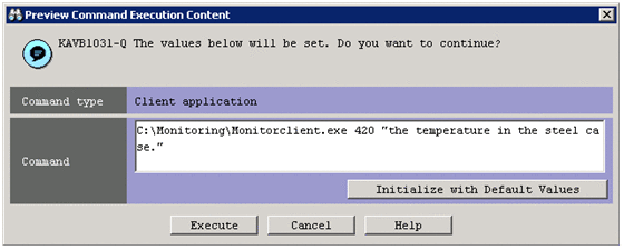 3.41 Preview Command Execution Content window : JP1/Integrated ...
