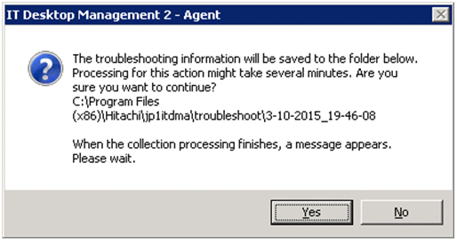 9.2.2 Troubleshooting during agent installation : JP1/IT Desktop Management 2 Configuration Guide
