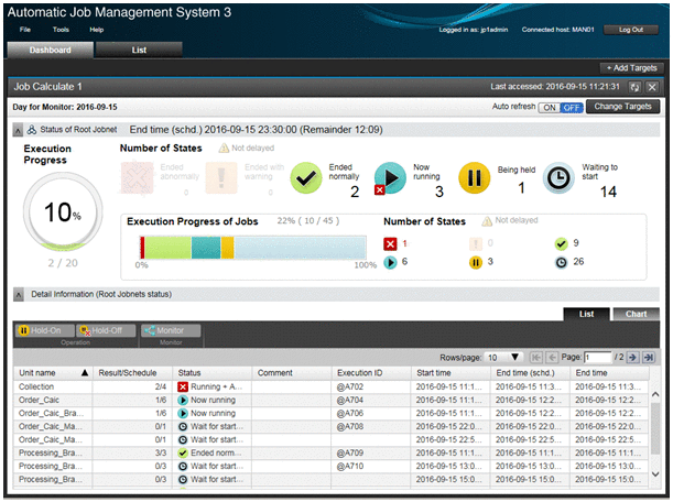 1.8 Logging in to JP1/AJS3 - Web Console from web browser : Job Management: Getting Started (Job ...