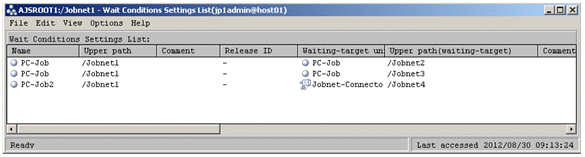 2.2.5 Using wait conditions to control the order of unit execution : JP1/Automatic Job ...