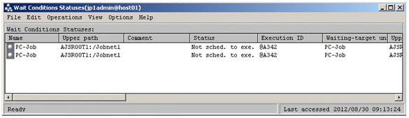 2.2.5 Using wait conditions to control the order of unit execution : JP1/Automatic Job ...