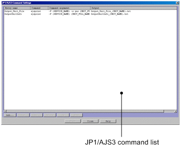 12.3.53 JP1/AJS3 Command Settings dialog box : JP1/Automatic Job Management System 3 Operator's ...